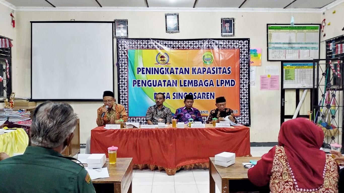 Peningkatan Kapasitas Penguatan Lembaga Pemberdayaan Masyarakat Desa ...